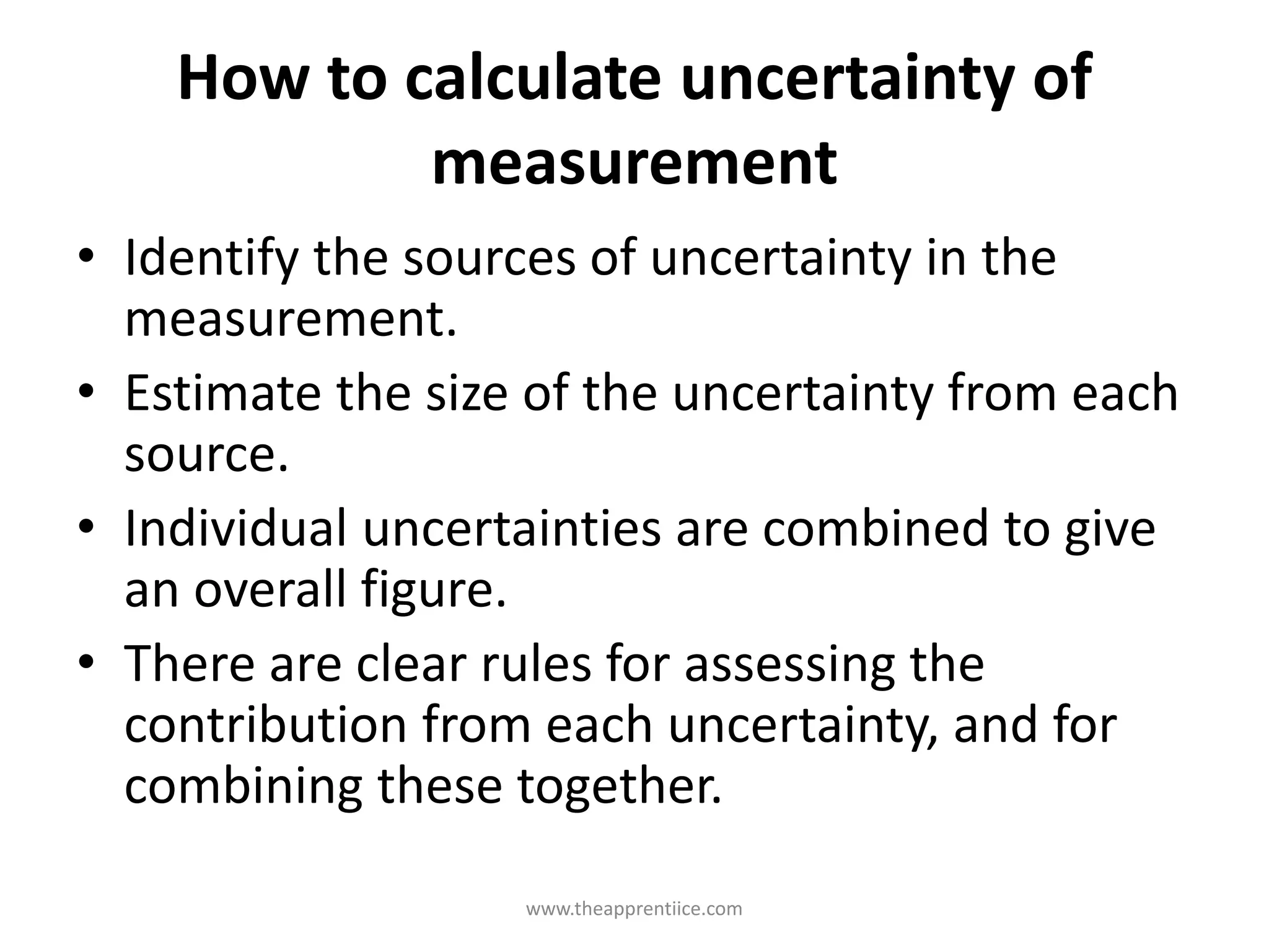 Uncertainity in Measurement | PPTX