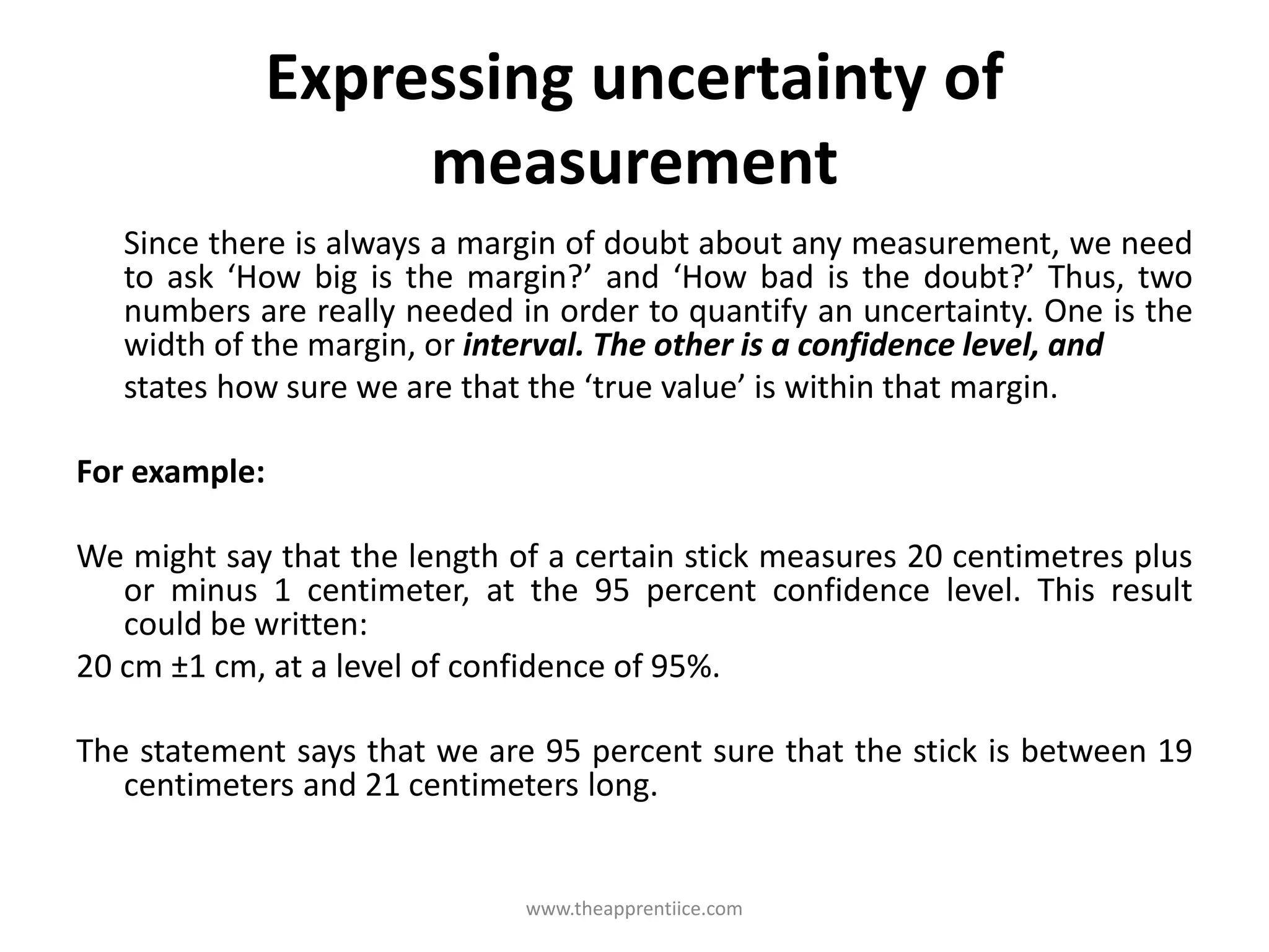 Uncertainity in Measurement | PPTX