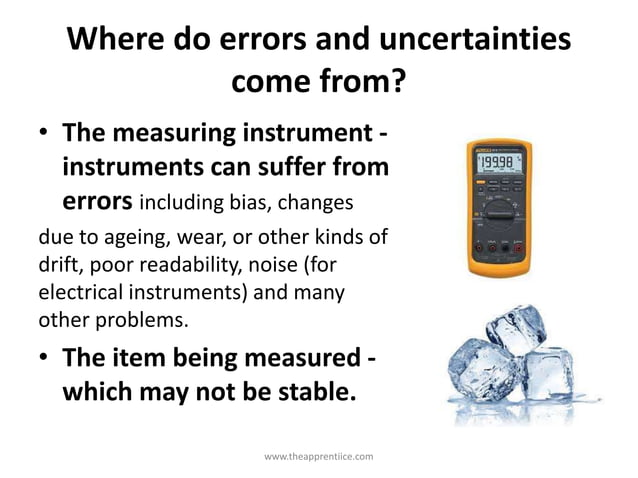 Uncertainity in Measurement | PPTX