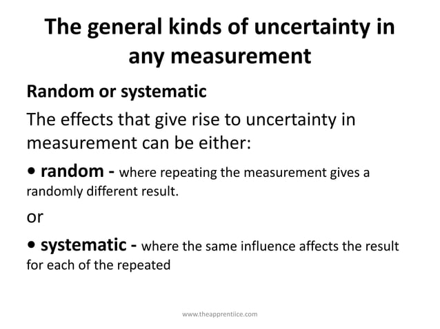 Uncertainity in Measurement | PPTX