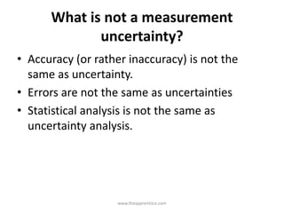 Uncertainity in Measurement | PPTX