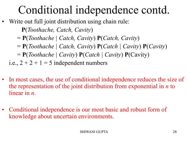 Uncertain knowledge and reasoning | PDF