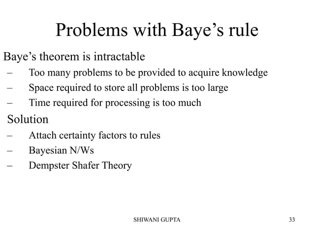 Uncertain knowledge and reasoning | PDF