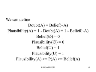 Uncertain knowledge and reasoning | PDF