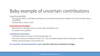 Risk Parity with Uncertain Risk Contributions | PDF