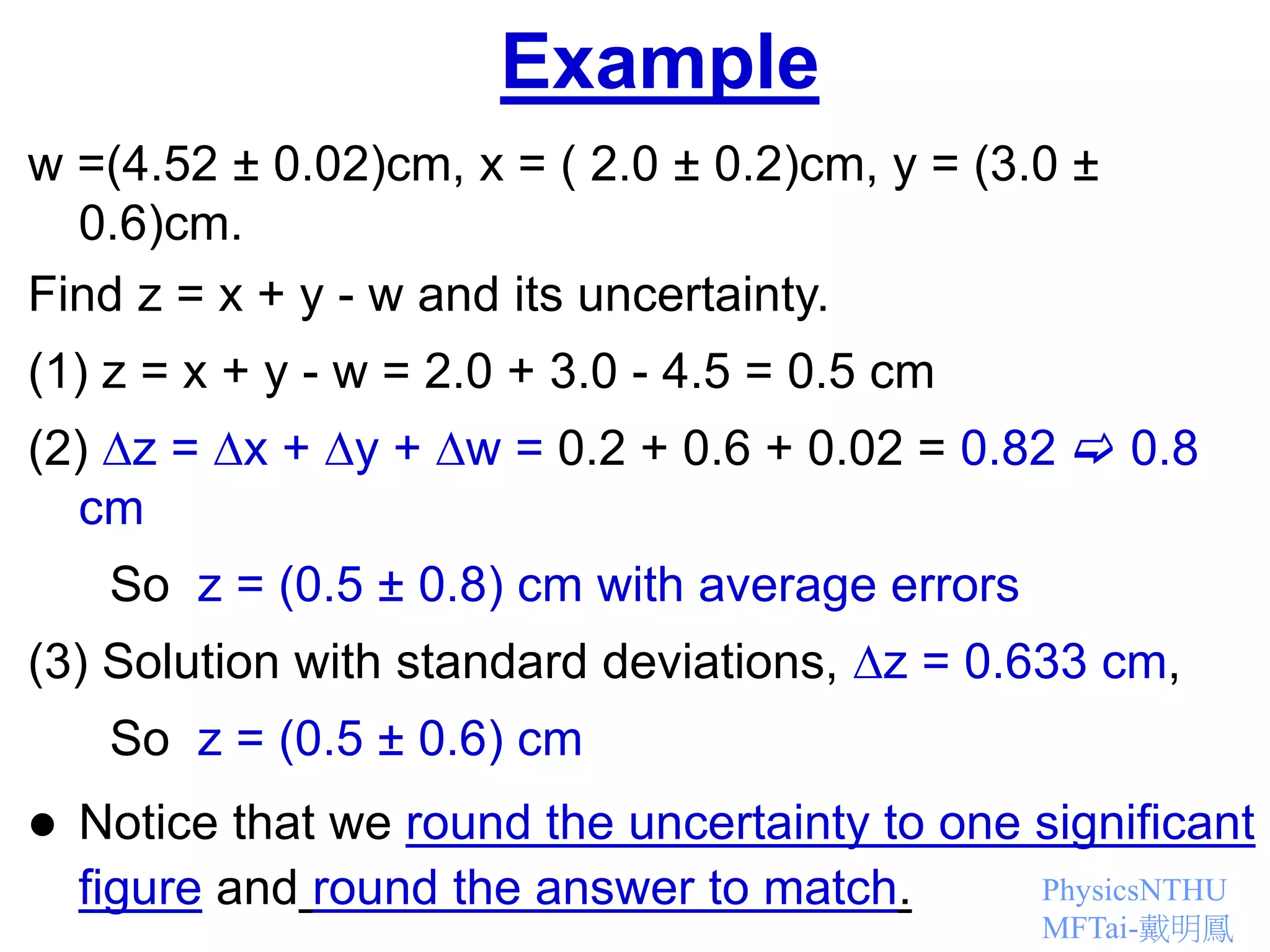 Uncertainties & Error.ppt