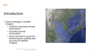 Uncertainty-aware Cloud Removal from Satellite Image Time Series.pptx