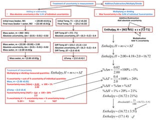 IB Chemistry on Uncertainty calculation and significant figures | PDF