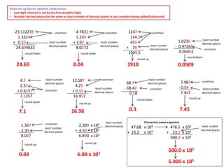 IB Chemistry on Uncertainty calculation and significant figures | PPT