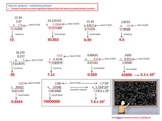 IB Chemistry on Uncertainty calculation and significant figures | PPT