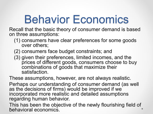 Uncertainty and Consumer Behavior | PPTX