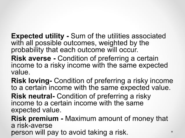 Uncertainty and Consumer Behavior | PPTX