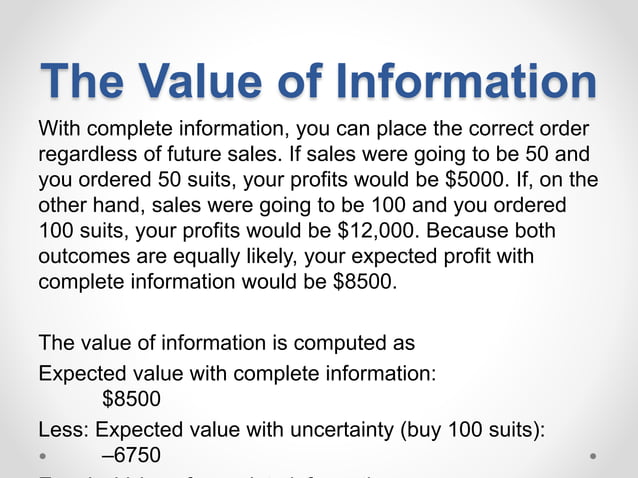 Uncertainty and Consumer Behavior | PPTX