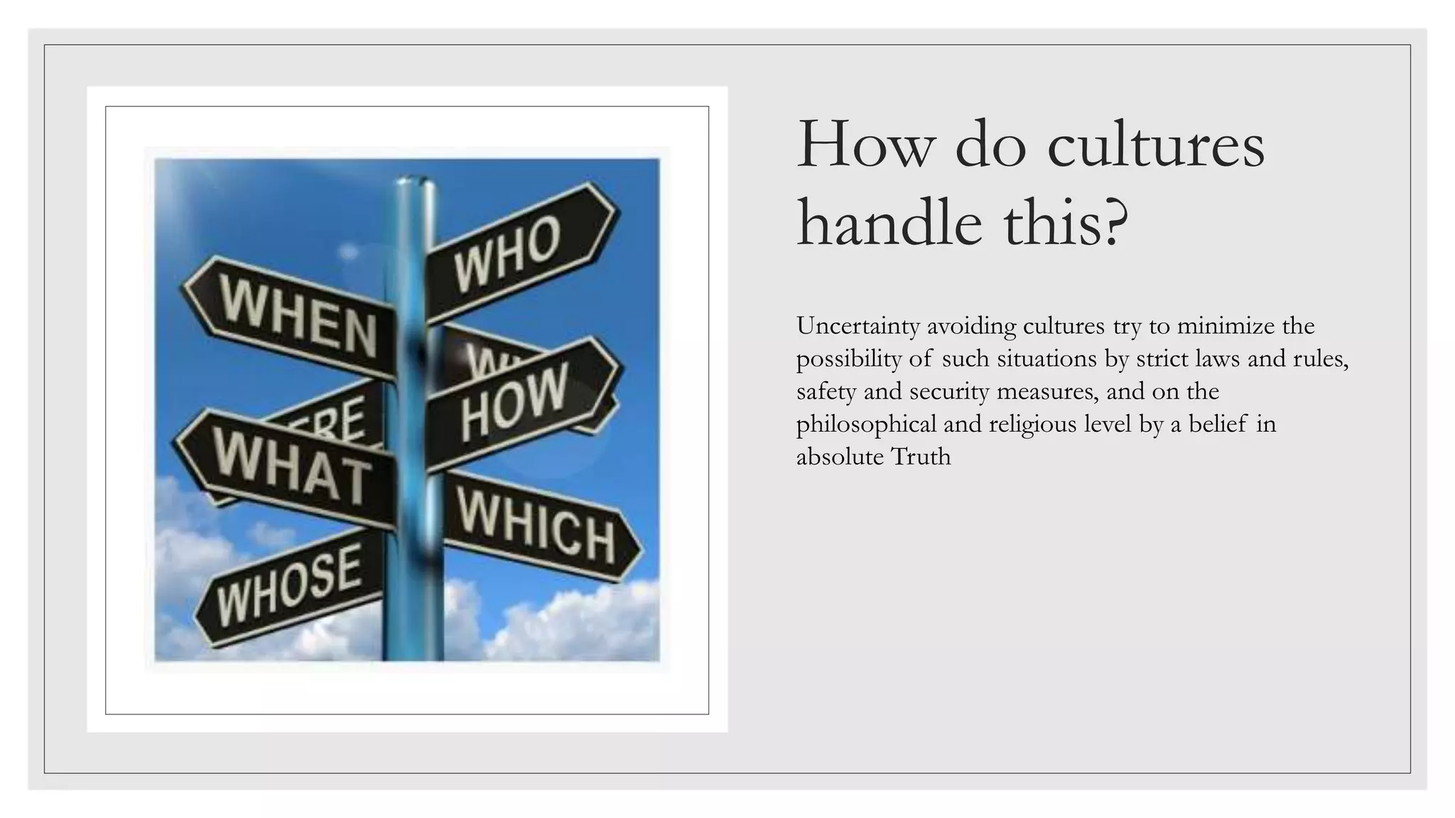 Uncertainty Avoidance | PPTX