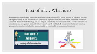 Uncertainty Avoidance