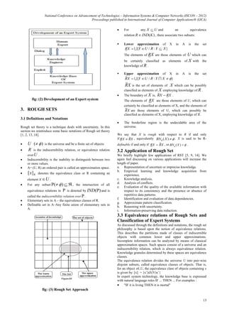 Uncertainty classification of expert systems a rough set approach | PDF