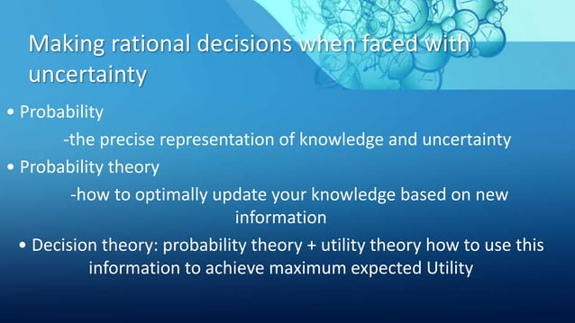 Uncertainty In Ai Ppt