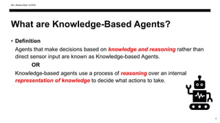 Knowledge-Based Agents in AI: Principles, Components, and Functionality ...