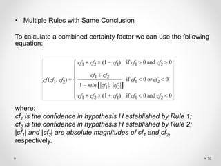 uncertainty management - certainty factor.pptx
