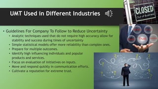 Uncertainty Management Theory | PPTX