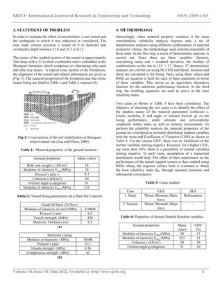 Uncertainty modelling and limit state reliability of | PDF | Geology | Science