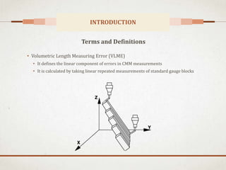 Uncertainty of Coordinate Measuring Machines | PPTX