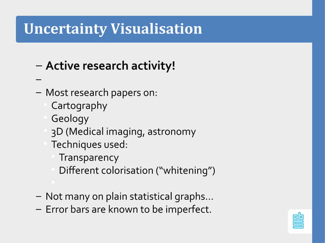 Uncertainty visualisation | PPT