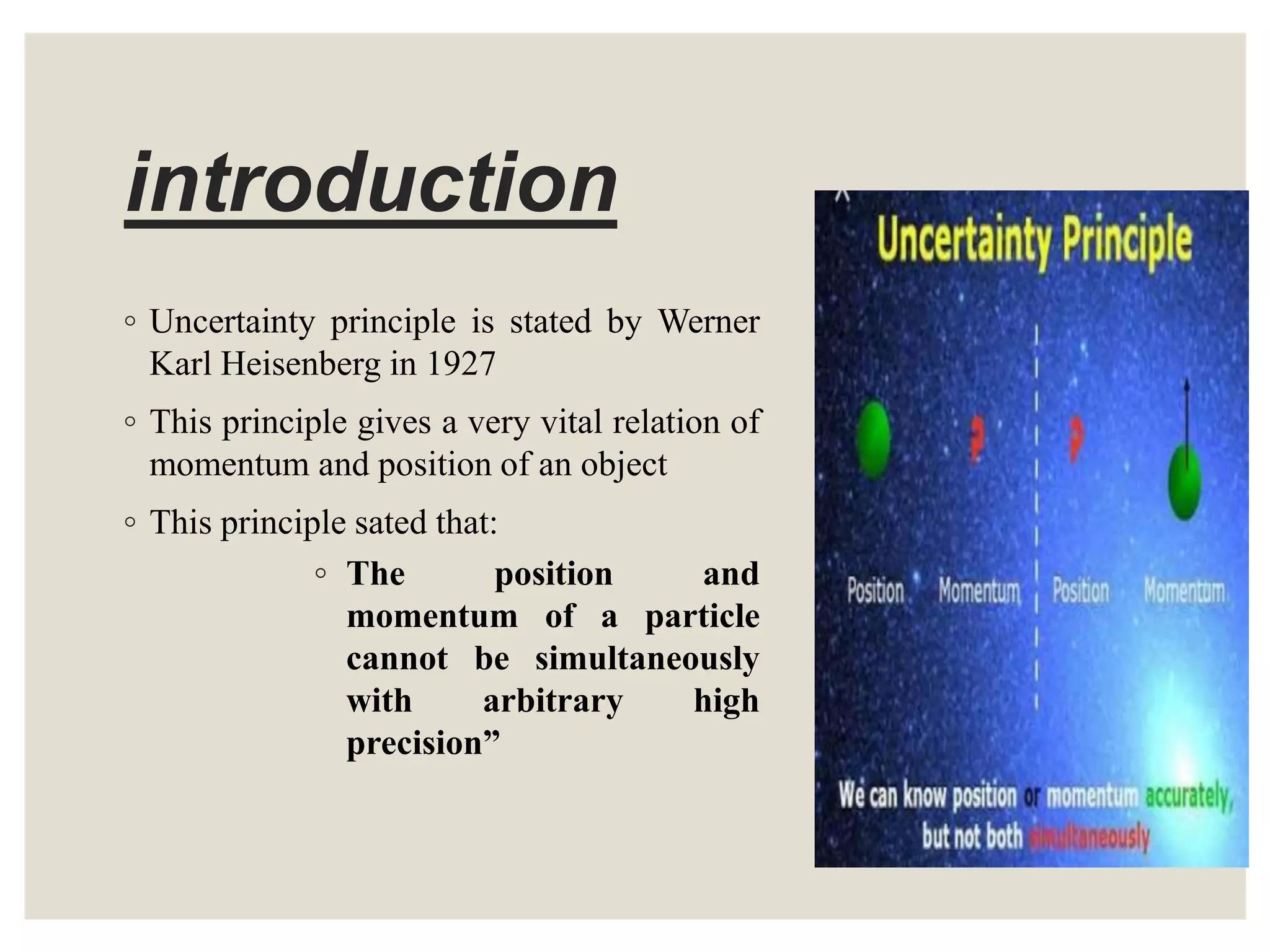 Heisenberg Uncertainty Principle | PPTX