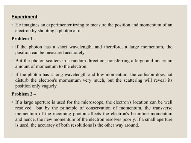 Heisenberg Uncertainty Principle | PPTX