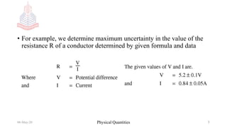 Uncertainties rules 1 | PPTX