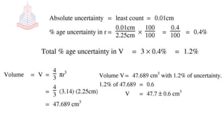 Uncertainties rules 2 | PPTX