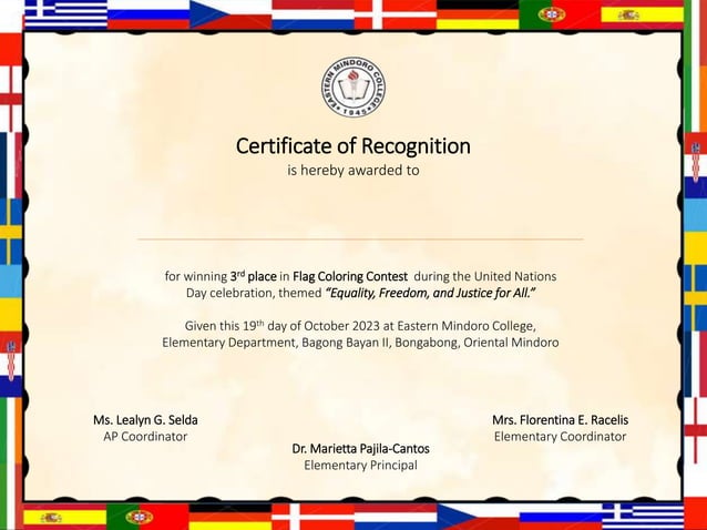 UN CERTIFICATES sample layout for awarding.pptx