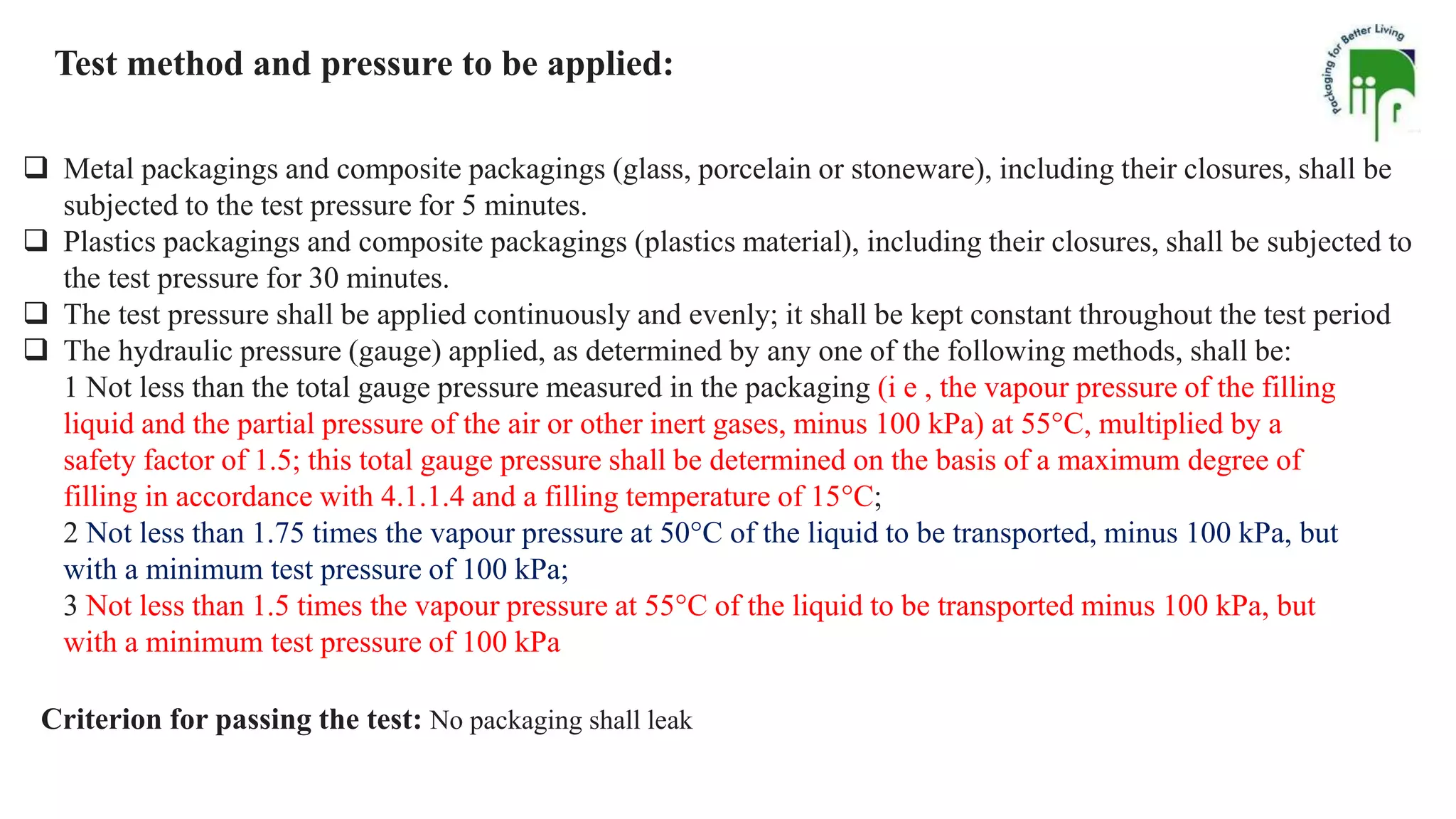 Un certification for Packaging of Hazardous Goods | PPTX