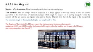 Un certification for Packaging of Hazardous Goods | PPTX