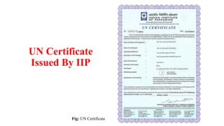 Un certification for Packaging of Hazardous Goods | PPT