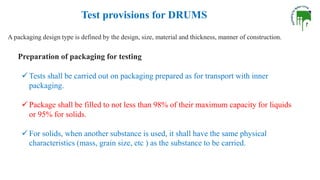 UN certification For Hazardous Goods | PPTX