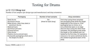 UN certification For Hazardous Goods | PPTX