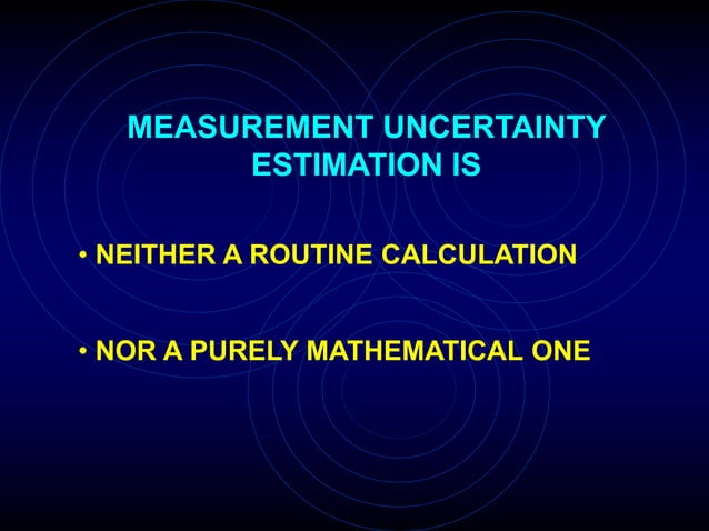 Calibration of Uncertainty Measurement . | PPT