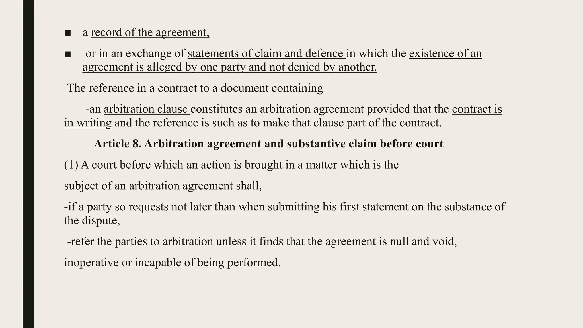 Uncitral model law | PPTX