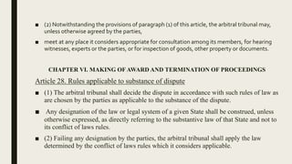 Uncitral model law | PPTX