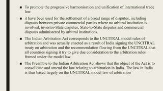 Uncitral model law | PPTX