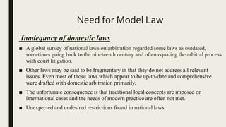 Uncitral model law | PPTX