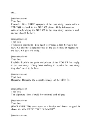 (UNCLASSIFIED) (UNCLASSIFIED) EXECUTIVE SUMMARY ES | PDF