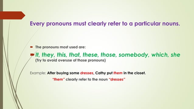 Unclear pronouns reference | PPT