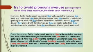 Unclear pronouns reference | PPT