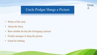 Uncle podger hangs a picture | PPTX