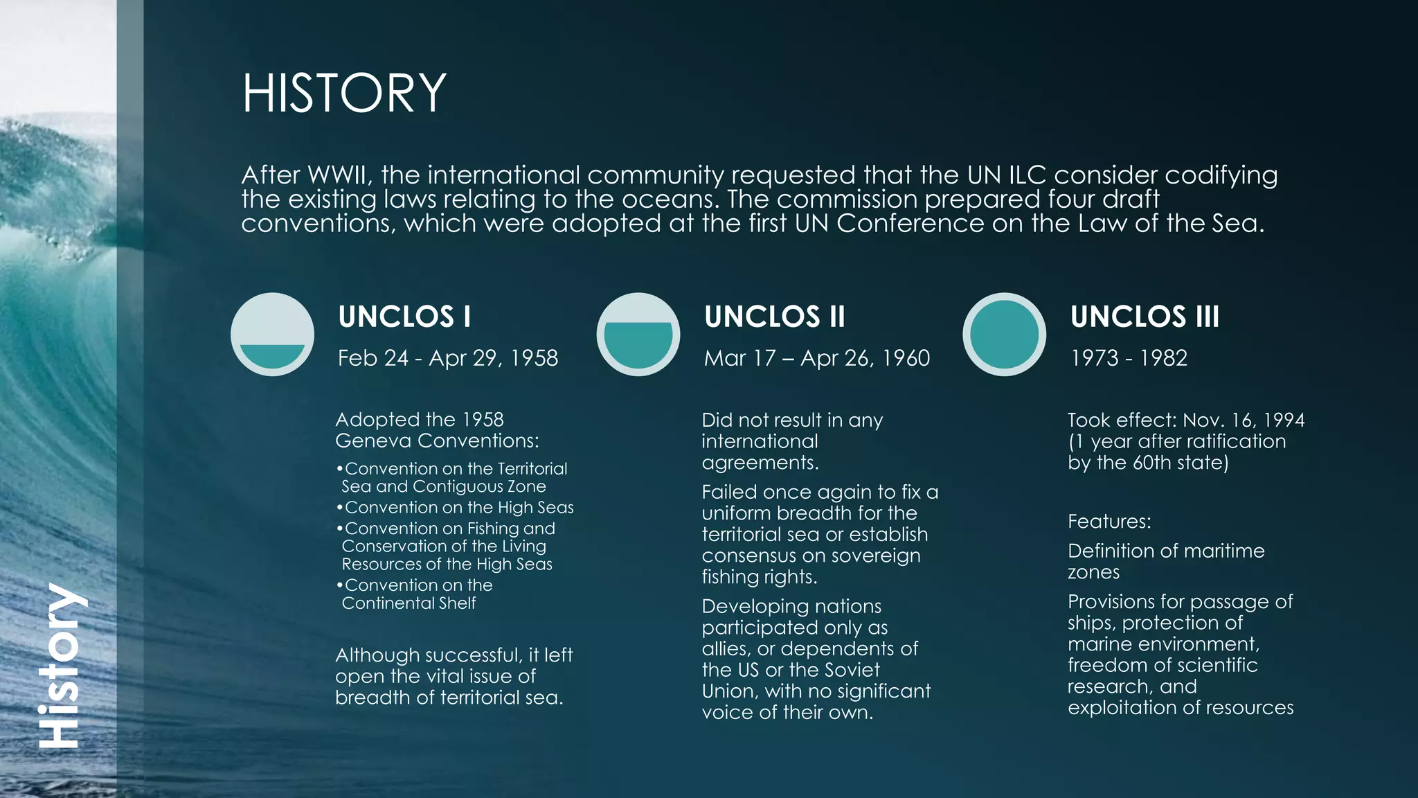 United Nations Convention on the Law of the Sea (UNCLOS) | PPTX