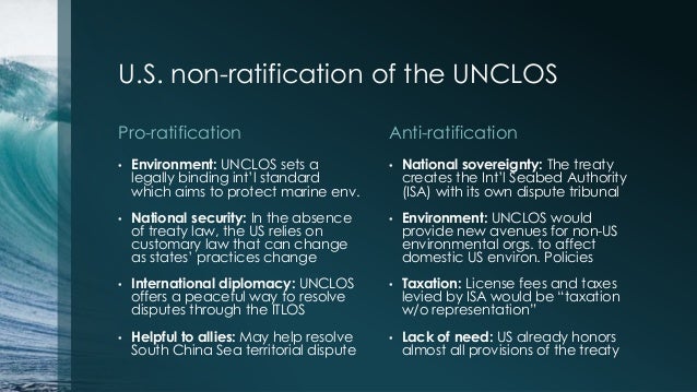United Nations Convention on the Law of the Sea (UNCLOS)