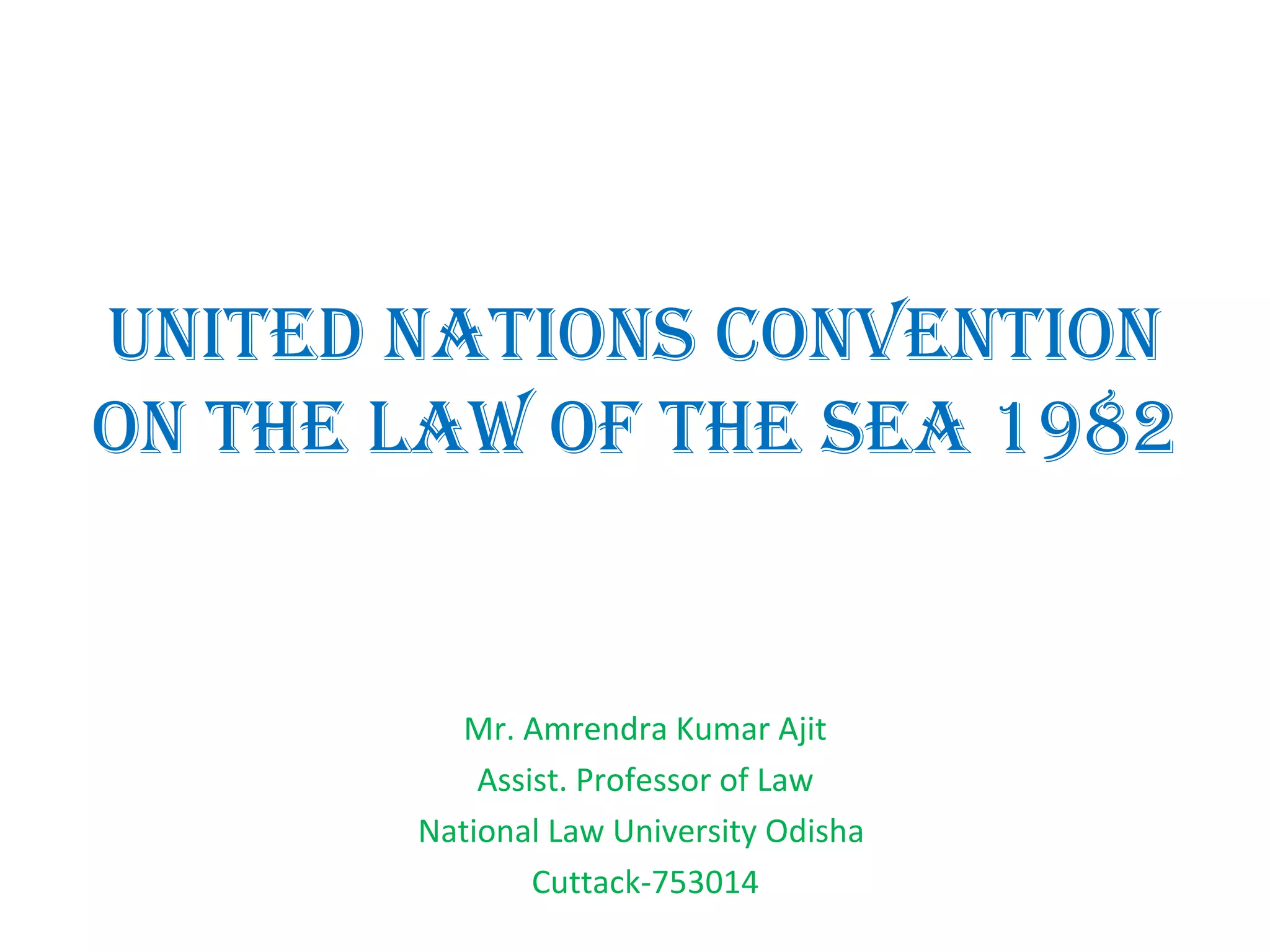 UNCLOS III | PPT