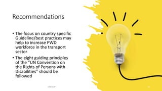 UN Colombo 2023 workshop PWD | PPT
